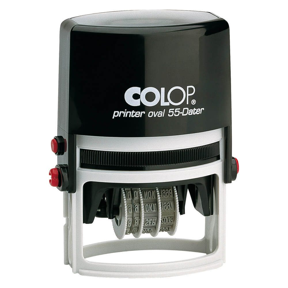 Colop Printer Oval Self-Inking Date Stamp - Stamp Co.